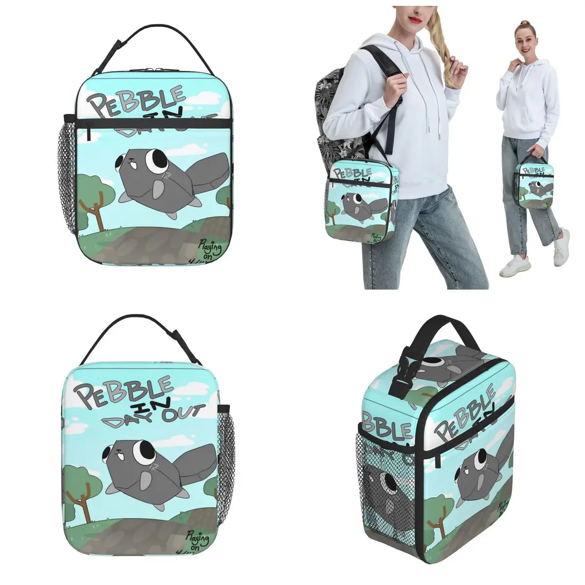 Kawaii Dandy's World Anime Pebble Lunch Bag - KawaiiMerch.com