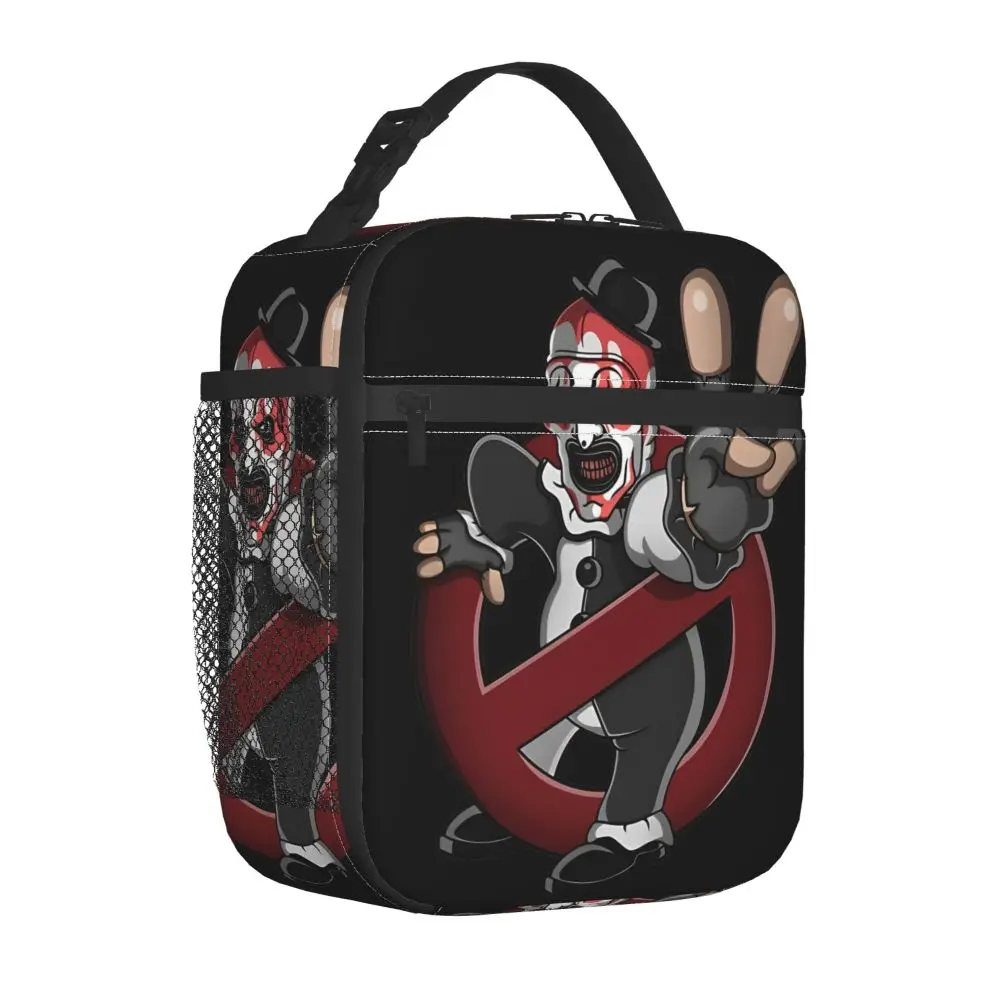 Horror Anime Terrifier Art The Clown Insulated Lunch Bag - KawaiiMerch.com