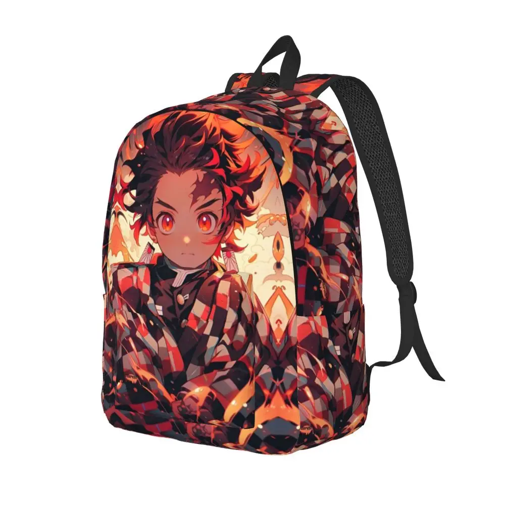 Cartoon Kawaii Demon Slayer Tanjiro Backpack - KawaiiMerch.com