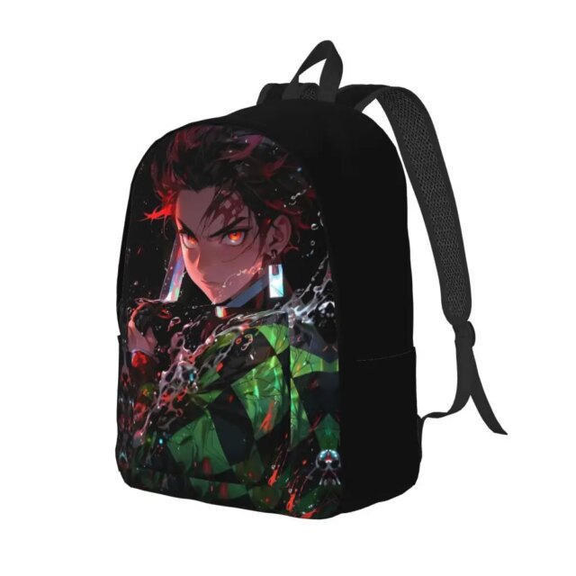 Kawaii Cartoon Demon Slayer Tanjiro Backpack - KawaiiMerch.com