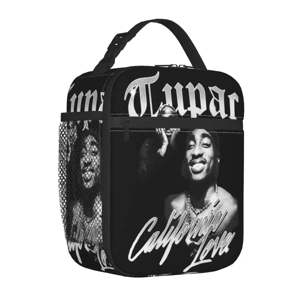 Kawaii Tupac Shakur Polyester Lunch Bag - KawaiiMerch.com
