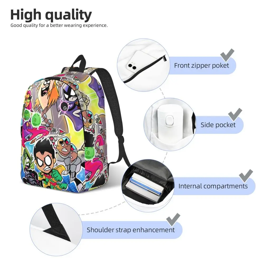 Teen Titans Go! Kawaii Anime Character Backpack - KawaiiMerch.com