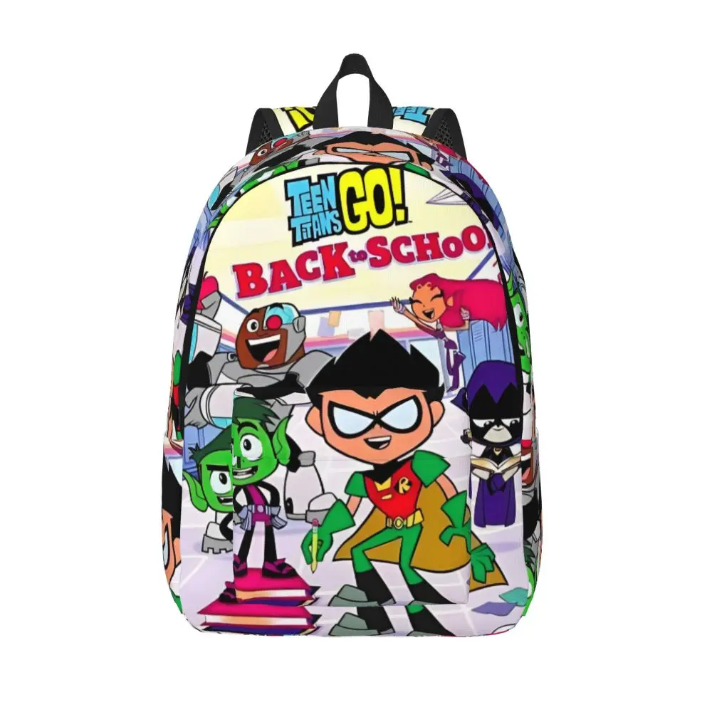 Anime Teen Titans Go! Kawaii Character Print Backpack - KawaiiMerch.com