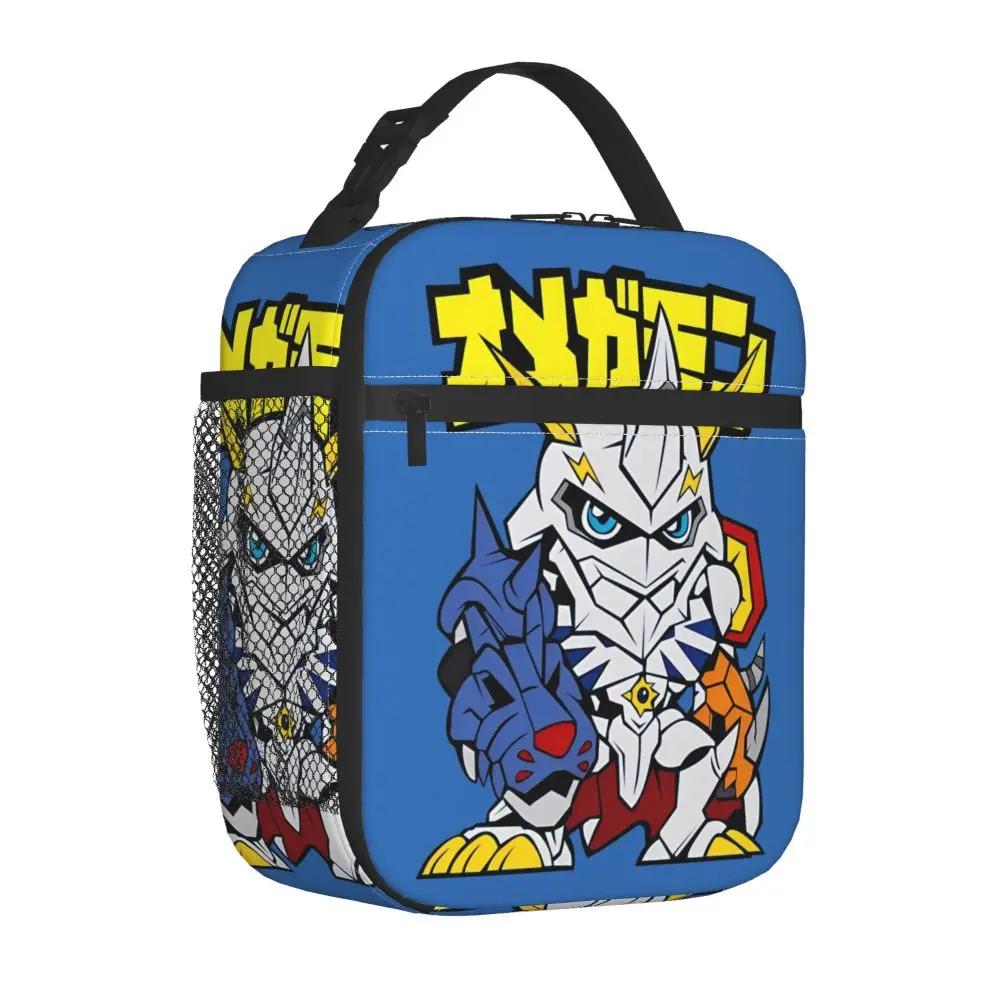 Digimon Chibi Omnimon Kawaii Insulated Lunch Bag - KawaiiMerch.com