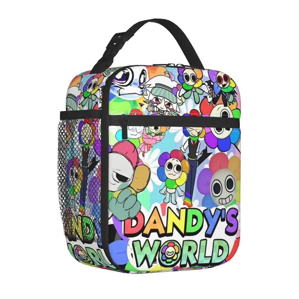 Kawaii Cartoon Dandy's World Dandy Insulated Lunch Bag - KawaiiMerch.com