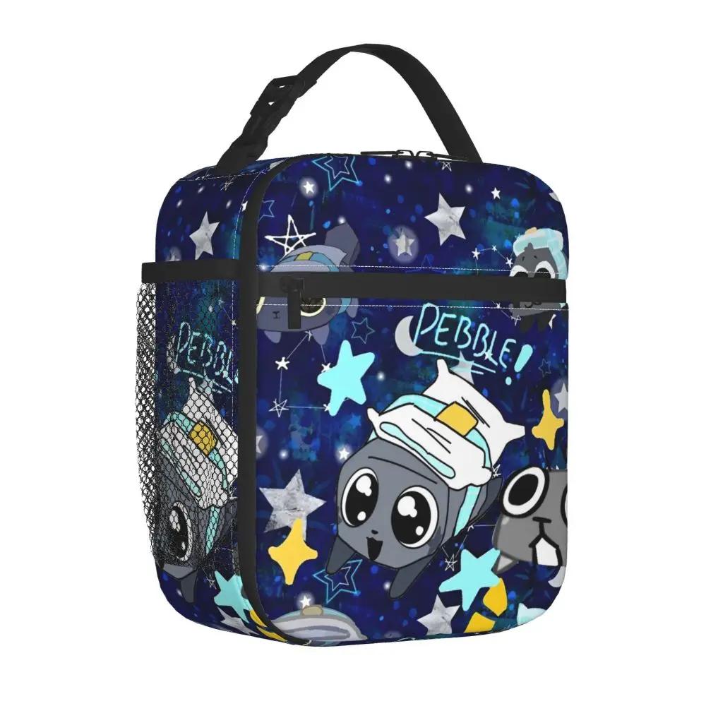 Kawaii Cartoon Dandy's World Pebble Pattern Lunch Bag - KawaiiMerch.com