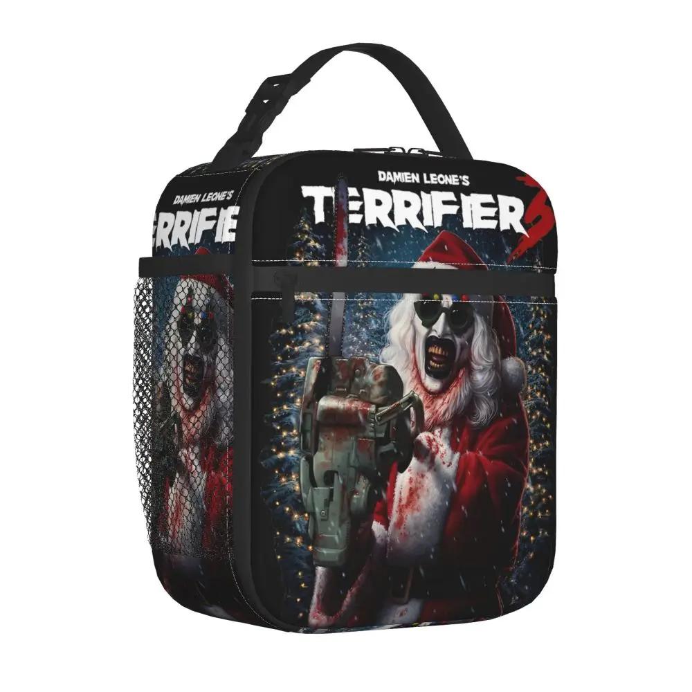 Horror Terrifier Christmas Art The Clown Polyester Lunch Bag ...