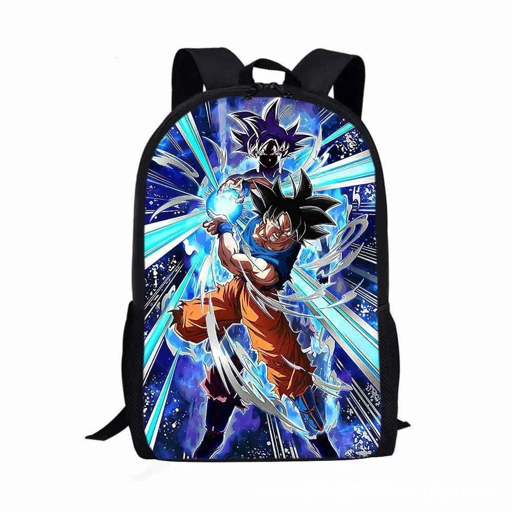 Kawaii Anime Dragon Ball Goku Ultra Instinct Student Backpack ...