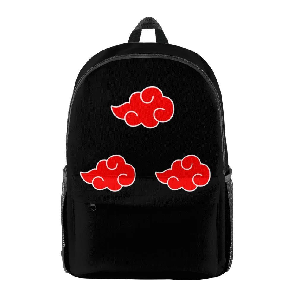 Kawaii Anime Naruto Akatsuki Red Cloud Backpack - KawaiiMerch.com