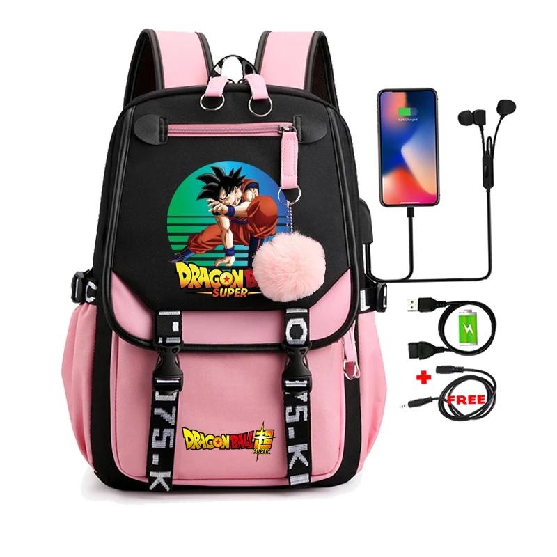 Anime Kawaii Dragon Ball Printed Backpack - KawaiiMerch.com