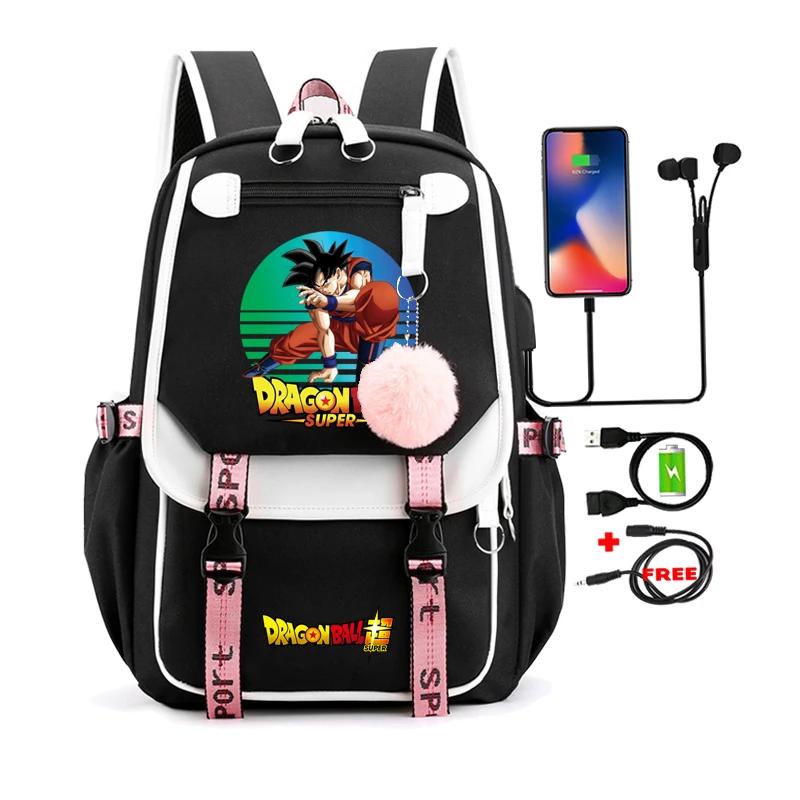 Anime Kawaii Dragon Ball Printed Backpack - KawaiiMerch.com