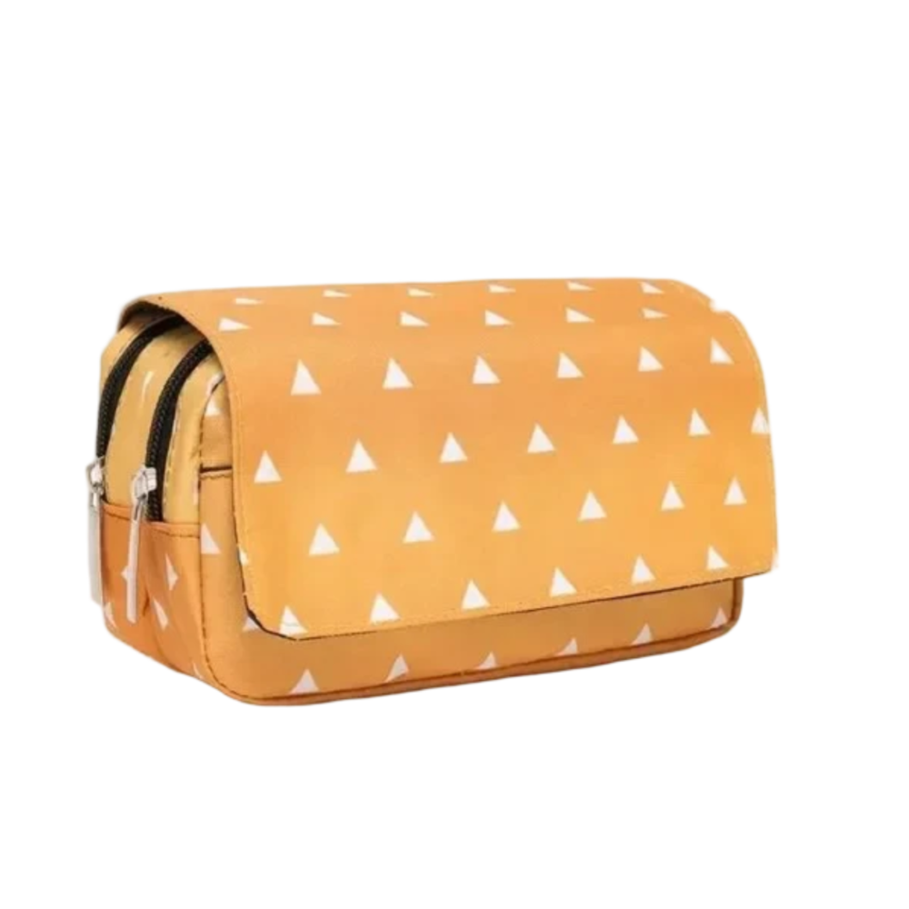 Kawaii Anime Demon Slayer Zenitsu Agatsuma Dress Pattern Pencil Case ...