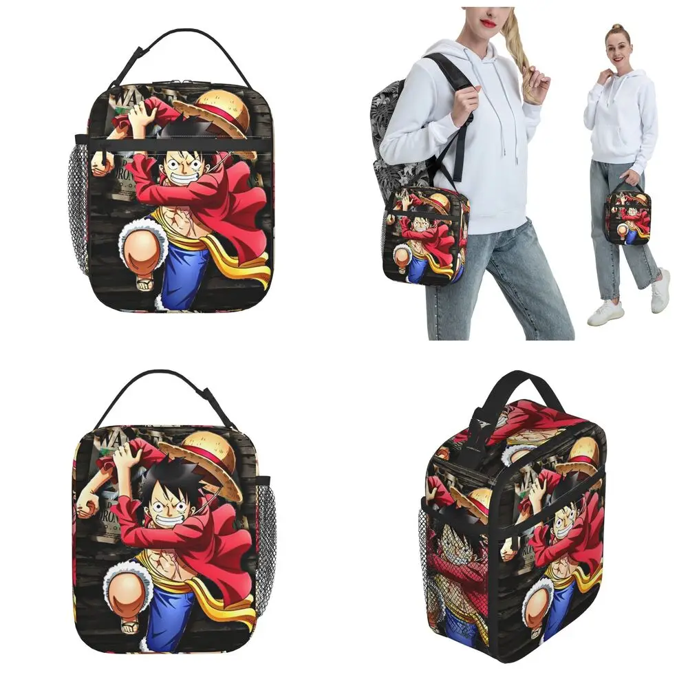 Anime One Piece Monkey D. Luffy Kawaii Insulated Lunch Bag ...