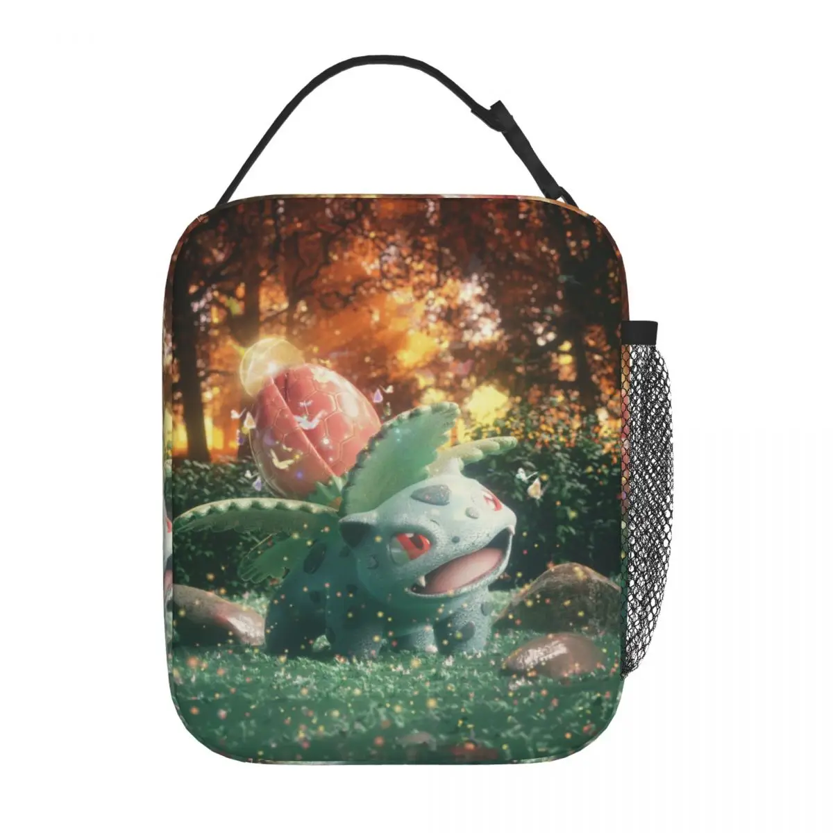 Cartoon Pokemon Bulbasaur Kawaii Insulated Lunch Bag - KawaiiMerch.com