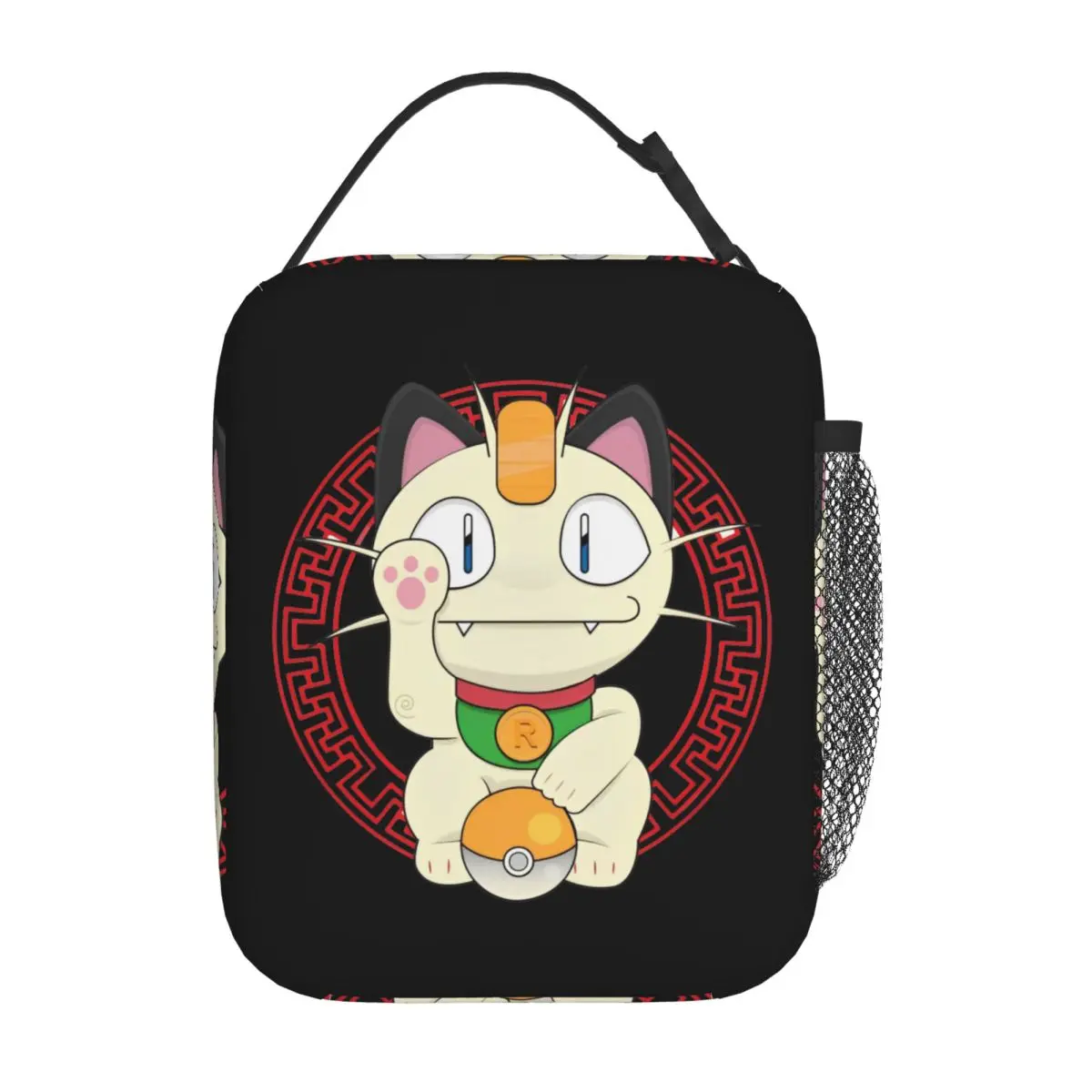 Cartoon Pokemon Meowth Kawaii Insulated Lunch Bag - KawaiiMerch.com