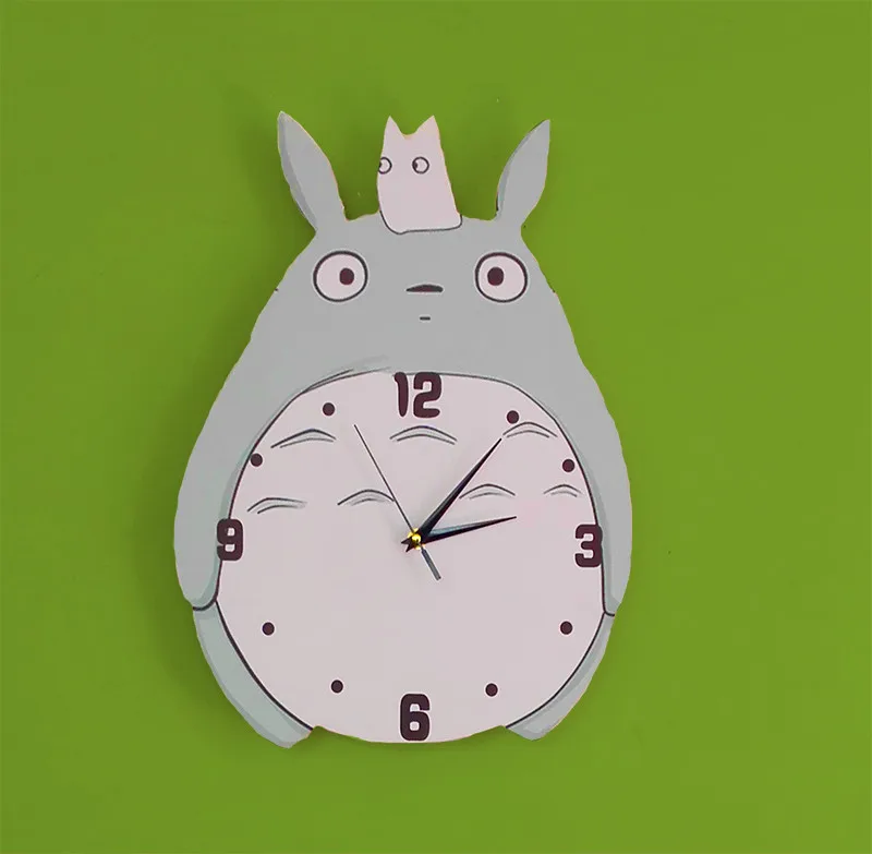 Totoro Anime Wall Decorations Clock - KawaiiMerch.com