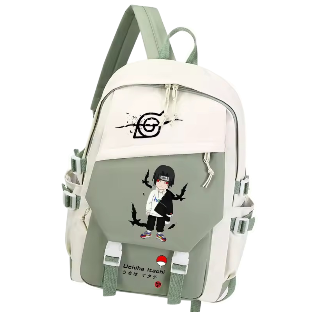 Kawaii Anime Naruto Itachi Uchiha Printed Backpack - KawaiiMerch.com