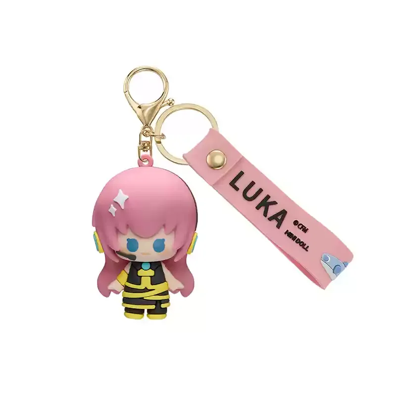 Anime Kawaii Hatsune Miku: Project Diva Luka Keychain - KawaiiMerch.com