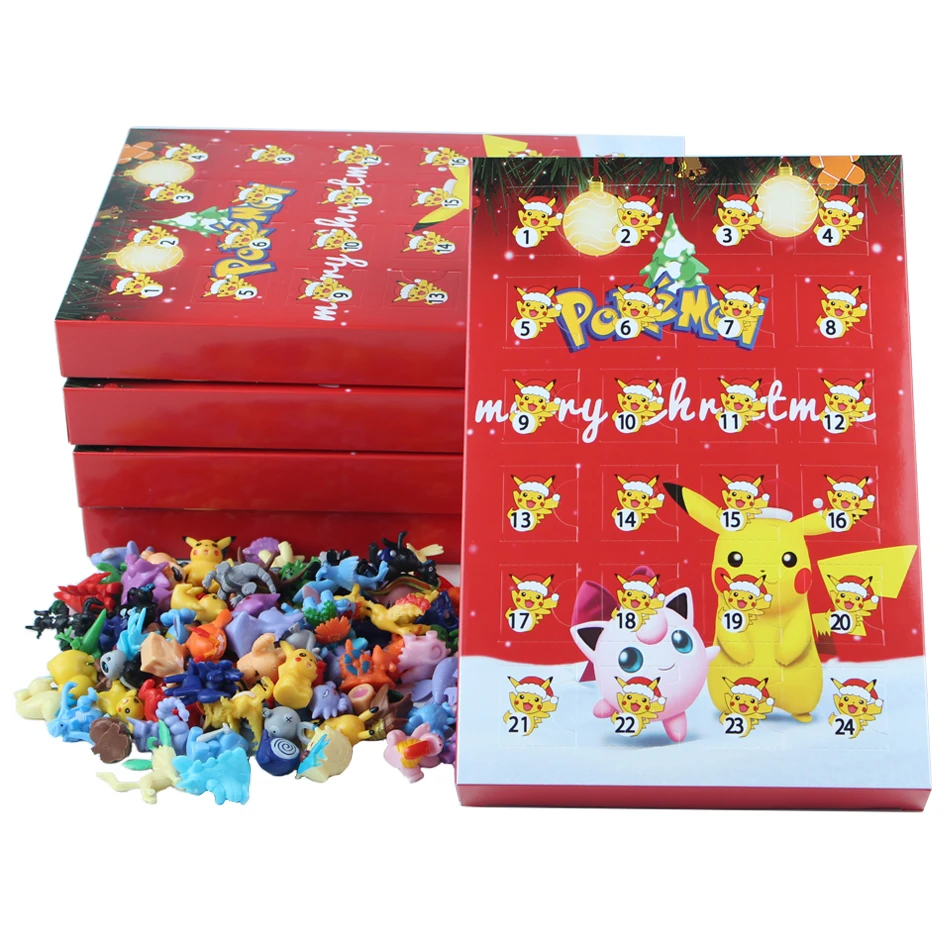 Pokemon Pikachu Kawaii Advent Calendar Box - KawaiiMerch.com
