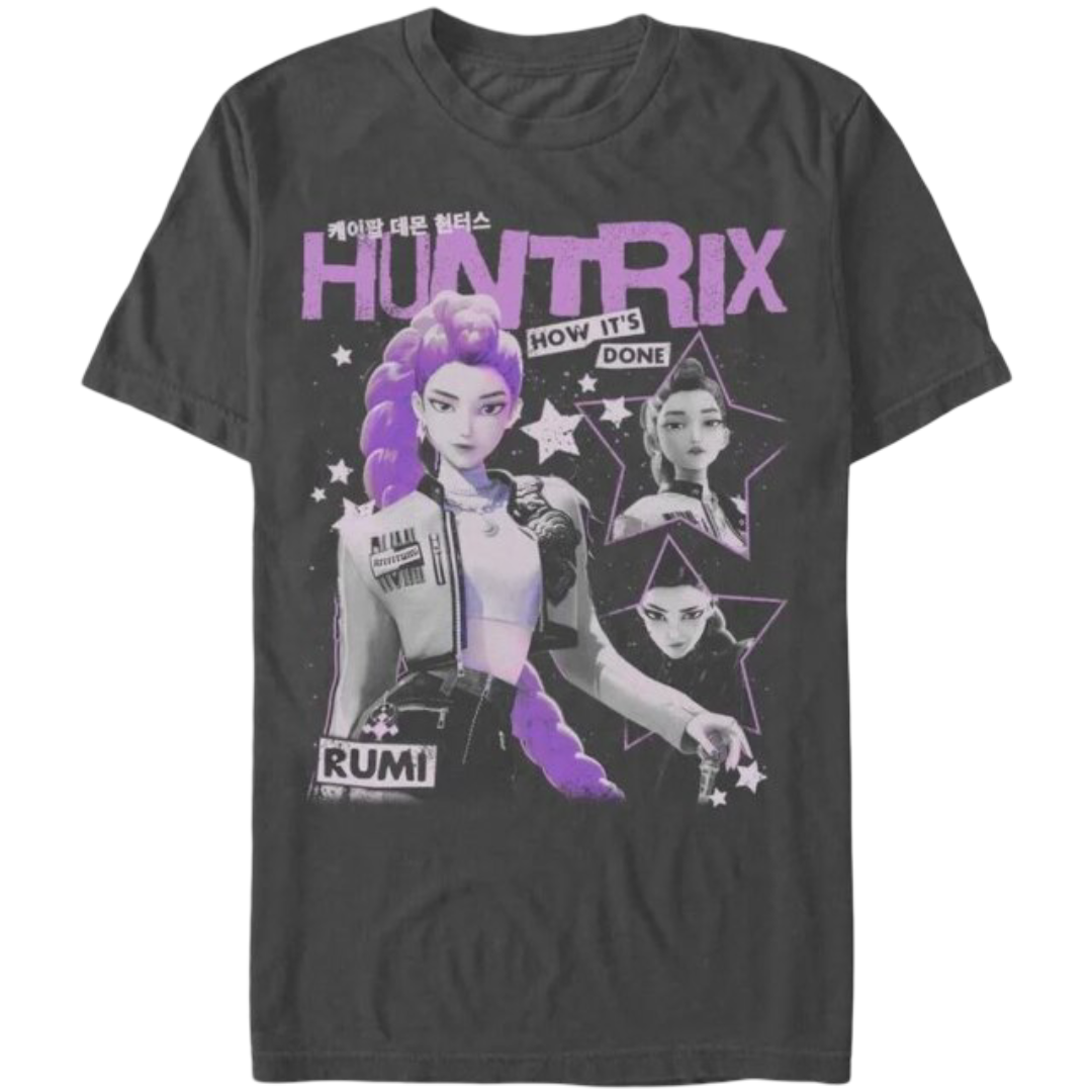 Kawaii KPop Demon Hunters Rumi Casual T-Shirt - KawaiiMerch.com