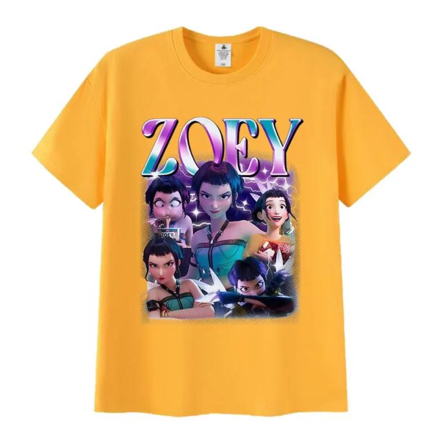 KPop Demon Hunters Kawaii Zoey T-Shirt - KawaiiMerch.com