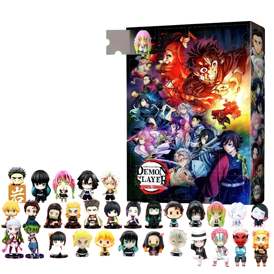Anime Kawaii Demon Slayer Character Advent Calendar - KawaiiMerch.com