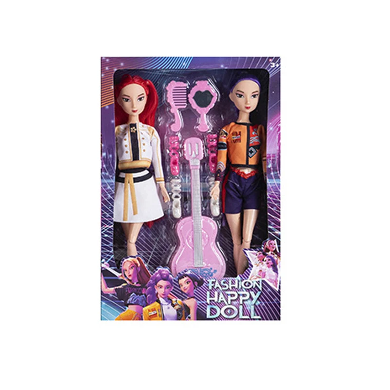 2Pcs Kawaii Anime KPop Demon Hunters Mira And Rumi Toy With Box ...