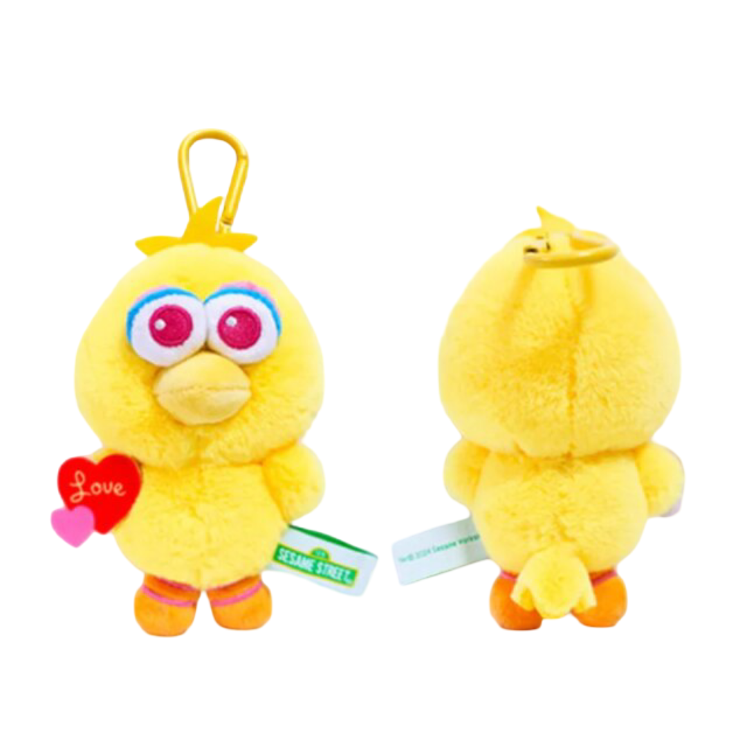 Kawaii Sesame Street Big Bird Plush Pendant - KawaiiMerch.com